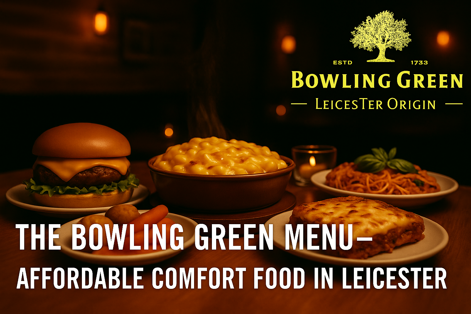 The Bowling Green Menu – Affordable Comfort Food in Leicester – Bowling ...
